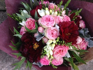 Pretty Grouped Funky Posy – Spotted Orchid